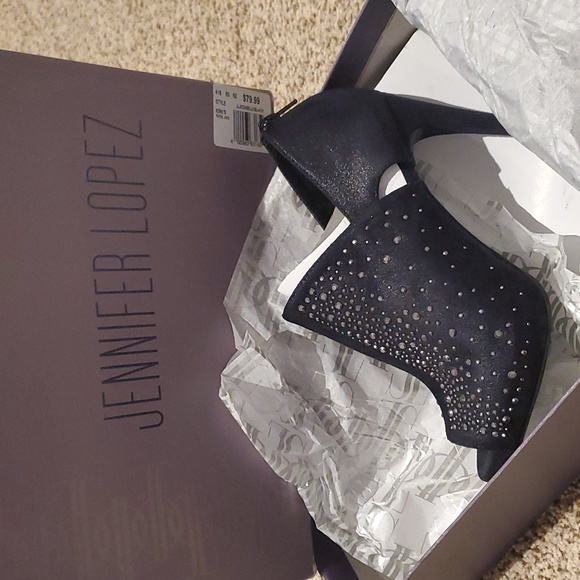 Jennifer Lopez | Shoes | Jennifer Lopez Ezabelle Black Heels Sz 7 New ...